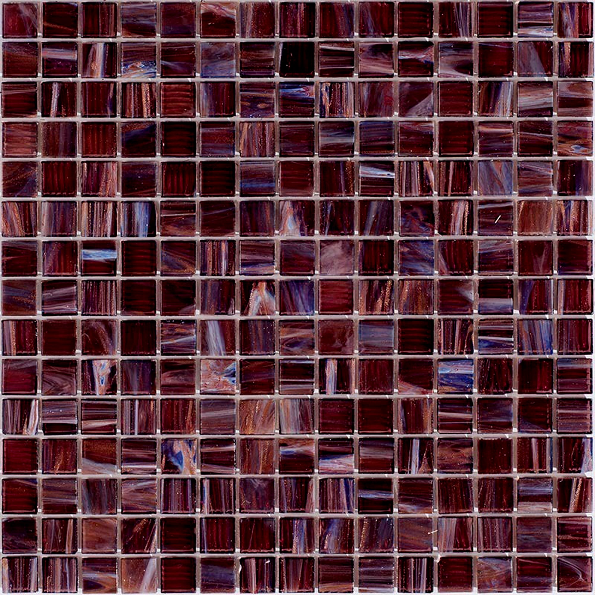 Apollo Tile Celestial Bulgarian Red 12-in x 12-in Glossy Glass Uniform ...