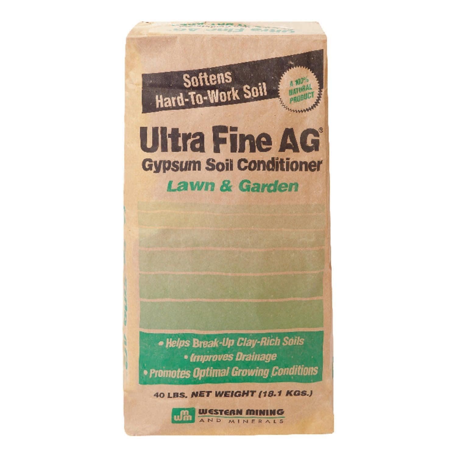 Western Mining and Minerals Organic Lawn and Garden Gypsum 40 lb – PROARB