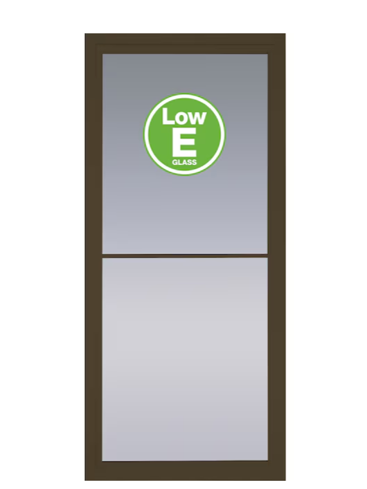 Pella Rolscreen 36-in x 81-in Brown Full-view Retractable Screen Alumi ...