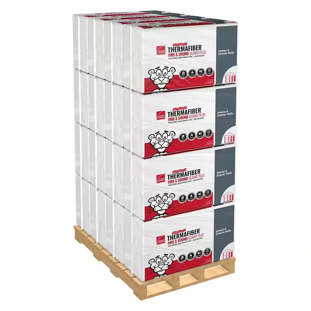 Owens Corning R-21 Thermafiber Fire and Sound Guard Plus 5.5" x 24" x ...