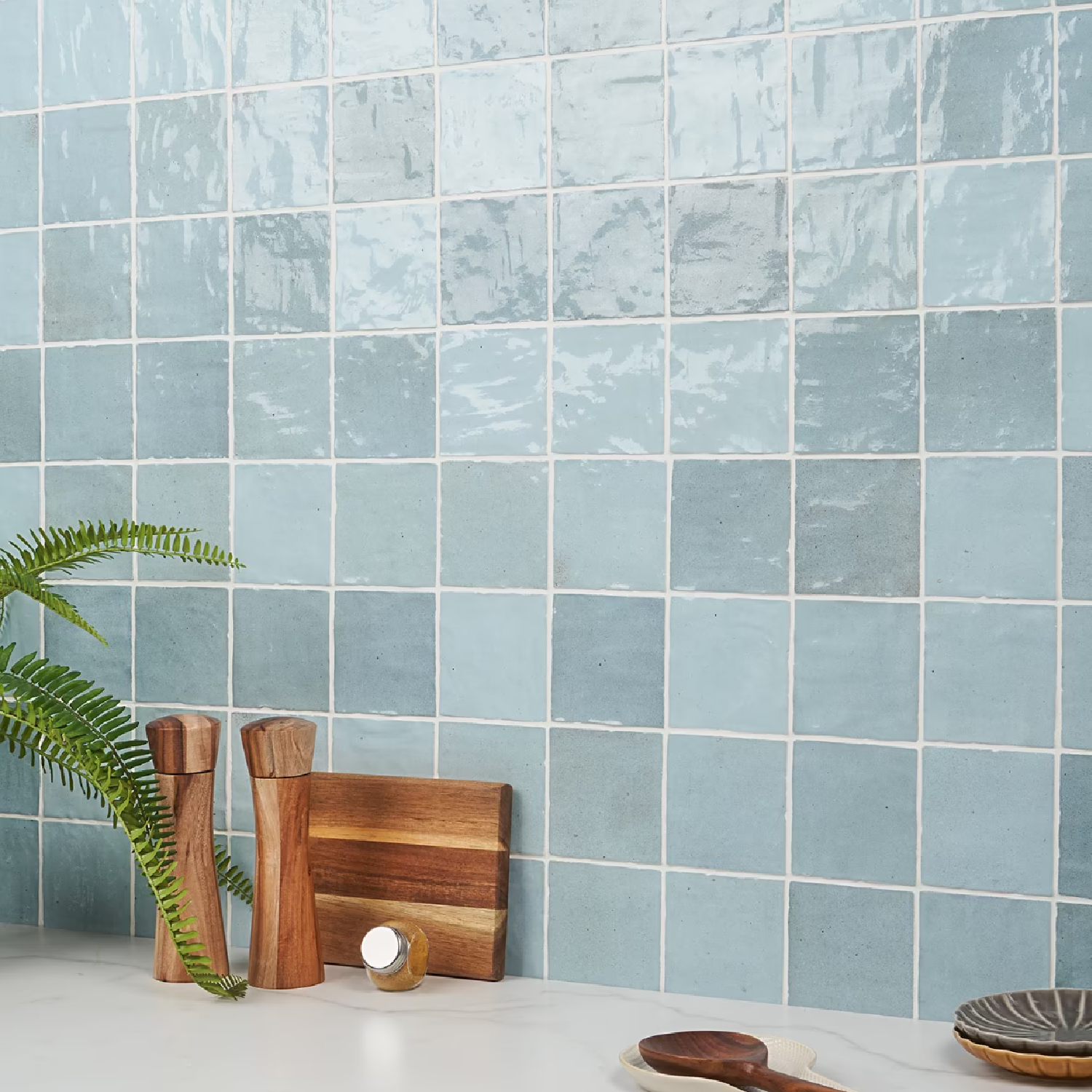 Portmore Sky Blue 4x4 Glazed Ceramic Tile – PROARB