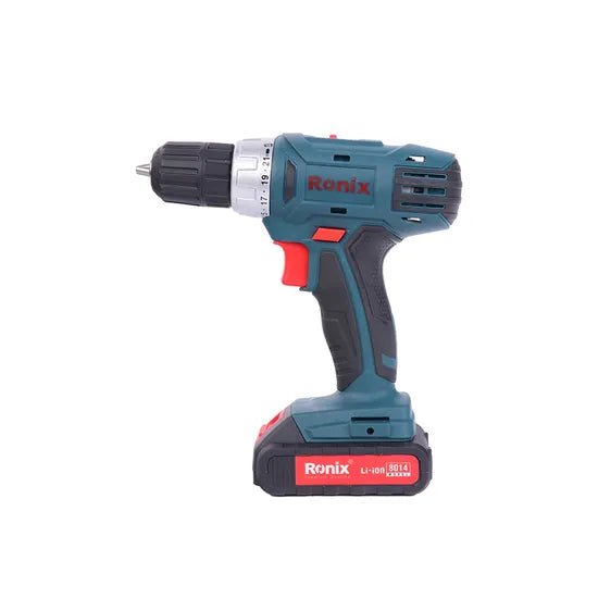 Ronix 8014 Cordless Drill Combo Kit Features 2 Speed Transmission Ligh ...