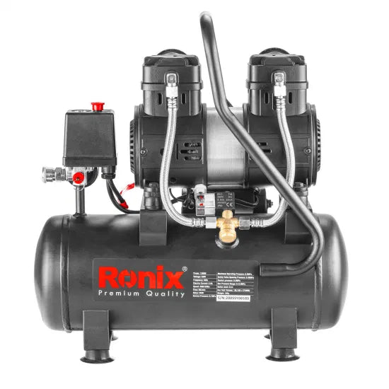Ronix Model RC-1012 10L Industrial High Pressure Electric Silent Air C ...