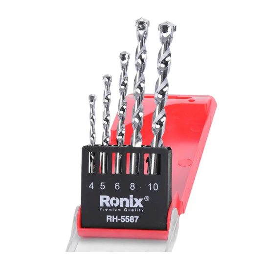 Ronix Model Rh-5587 Mini Hand Tools Masonry Drill Bit Set – PROARB