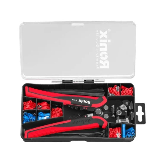 Ronix Rh-1814 Multifunction Automatic Wire Stripper Kit 8inch Hand Too ...