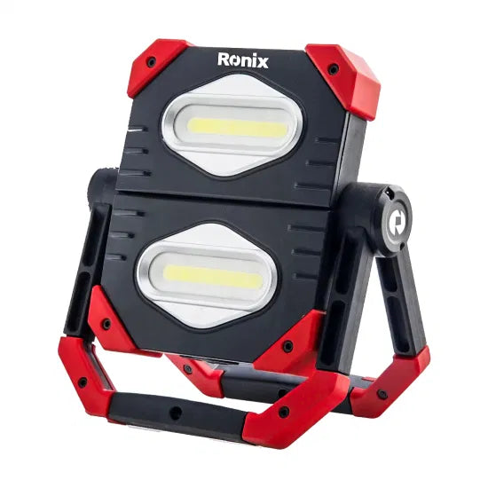Ronix Rh-4277 Cordless Magnetic Spot Light 2X Power Portable Battery L ...