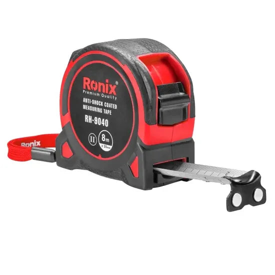 Ronix Rh-9040 Anti-Shock Coated Measuring Tape 8m Multifunctional Meas ...