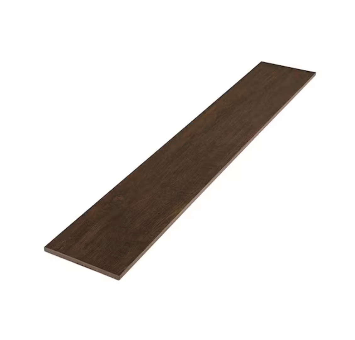American Estates Spice Matte 6 in. x 36 in. Color Body Porcelain Floor ...