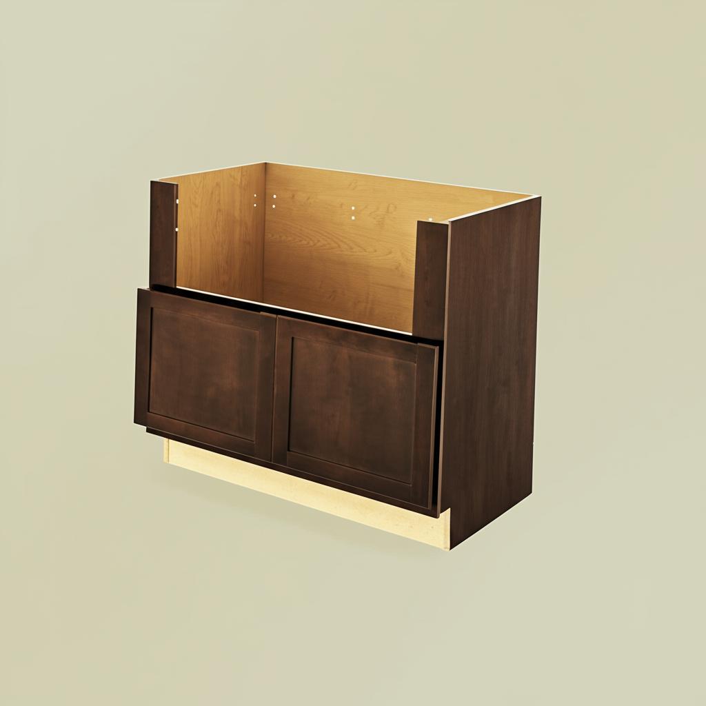 Hampton Bay Shaker Java Sink Base Cabinet - 36" x 24" x 34.5" – PROARB