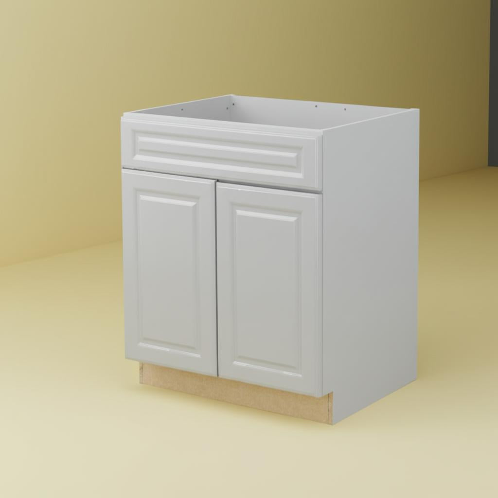 Hampton Bay Designer Series Elgin Sink Base Kitchen Cabinet in Heron G ...