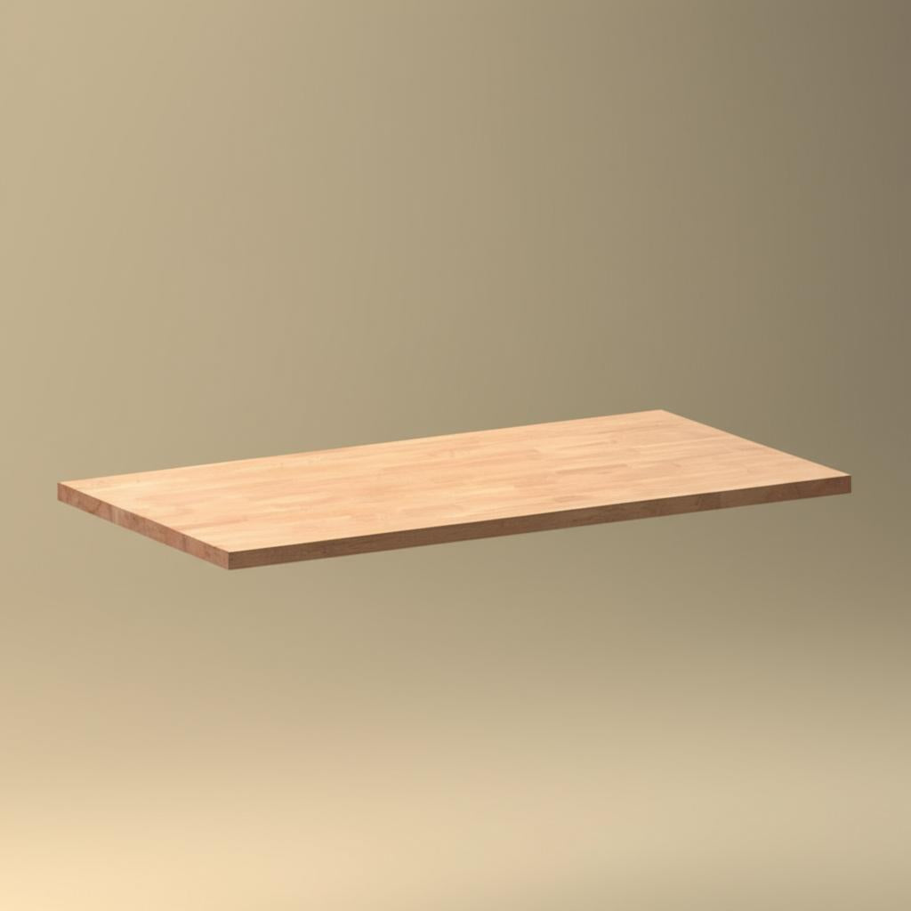 Hampton Bay 6 ft. Unfinished Hevea Solid Wood Butcher Block Countertop ...