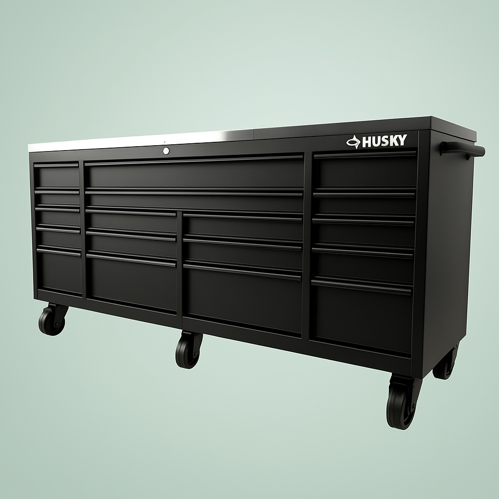Husky 84 in. Heavy-Duty Mobile Workbench with Stainless Steel Top – PROARB