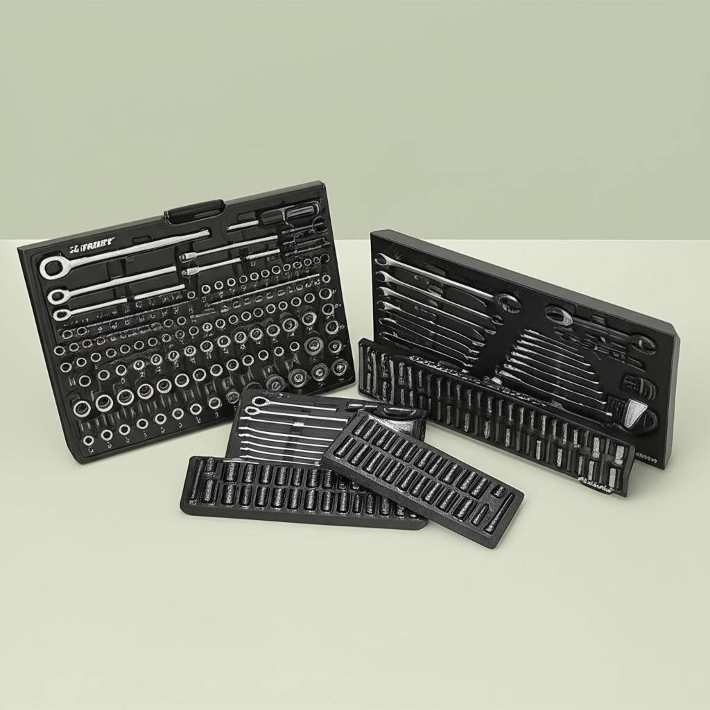 Husky 370-Piece Mechanics Tool Set with Impact Sockets and EVA Storage ...