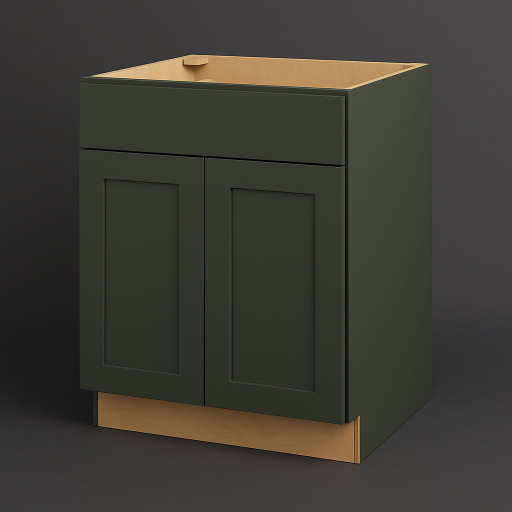 Hampton Bay Avondale 27 in. Fern Green Shaker Base Kitchen Cabinet – PROARB