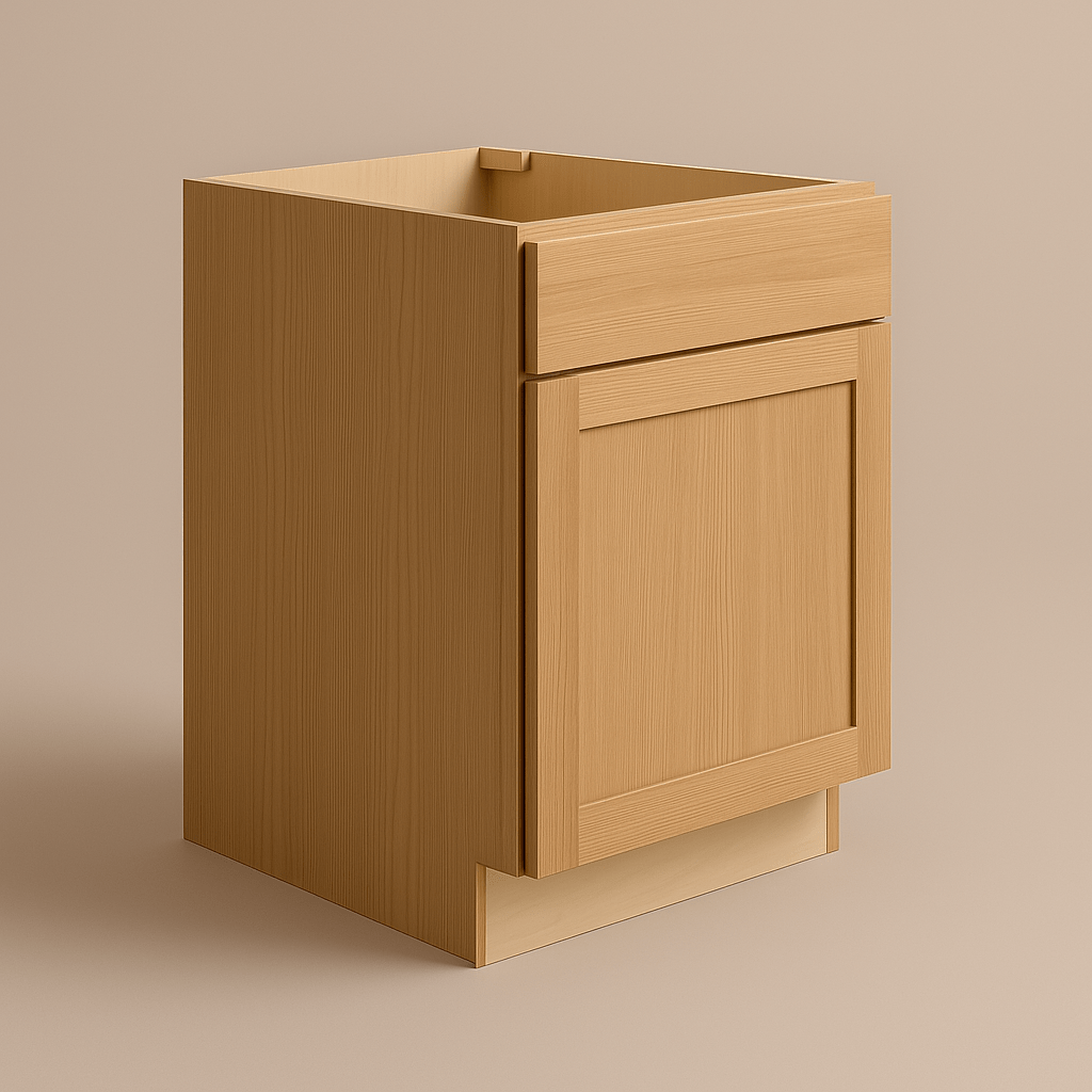 Hampton Bay Avondale 24" Shaker Base Kitchen Cabinet in White Oak – PROARB