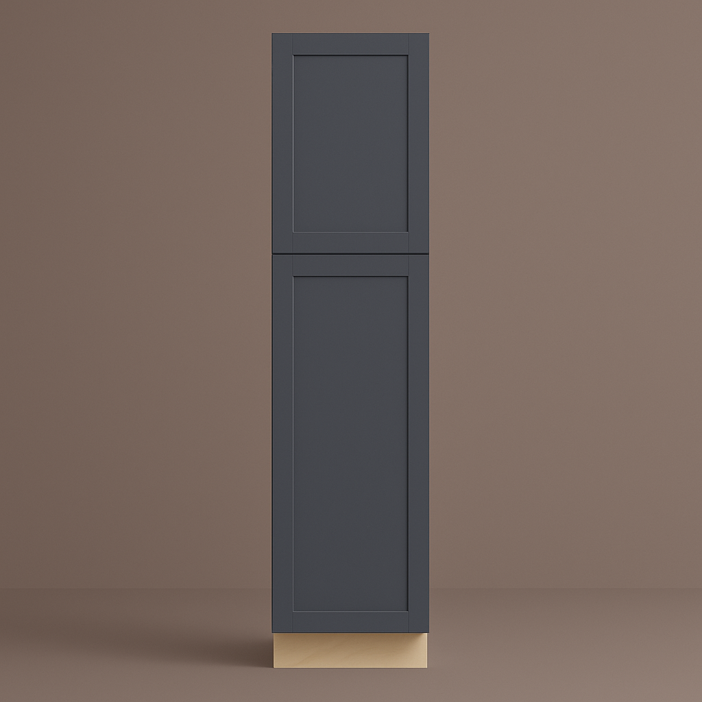 MILL'S PRIDE Richmond Venetian Onyx Shaker Pantry Cabinet, 18" W x 24 ...