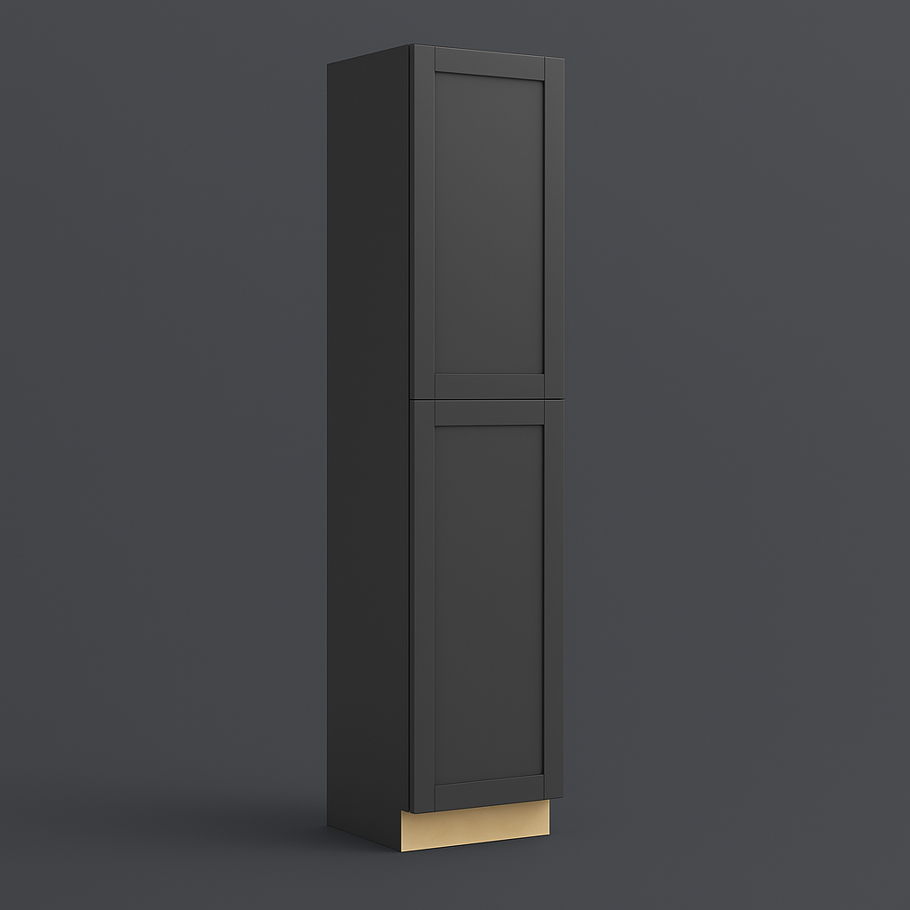 MILL'S PRIDE Richmond Venetian Onyx Shaker Pantry Cabinet - 18" W x 24 ...