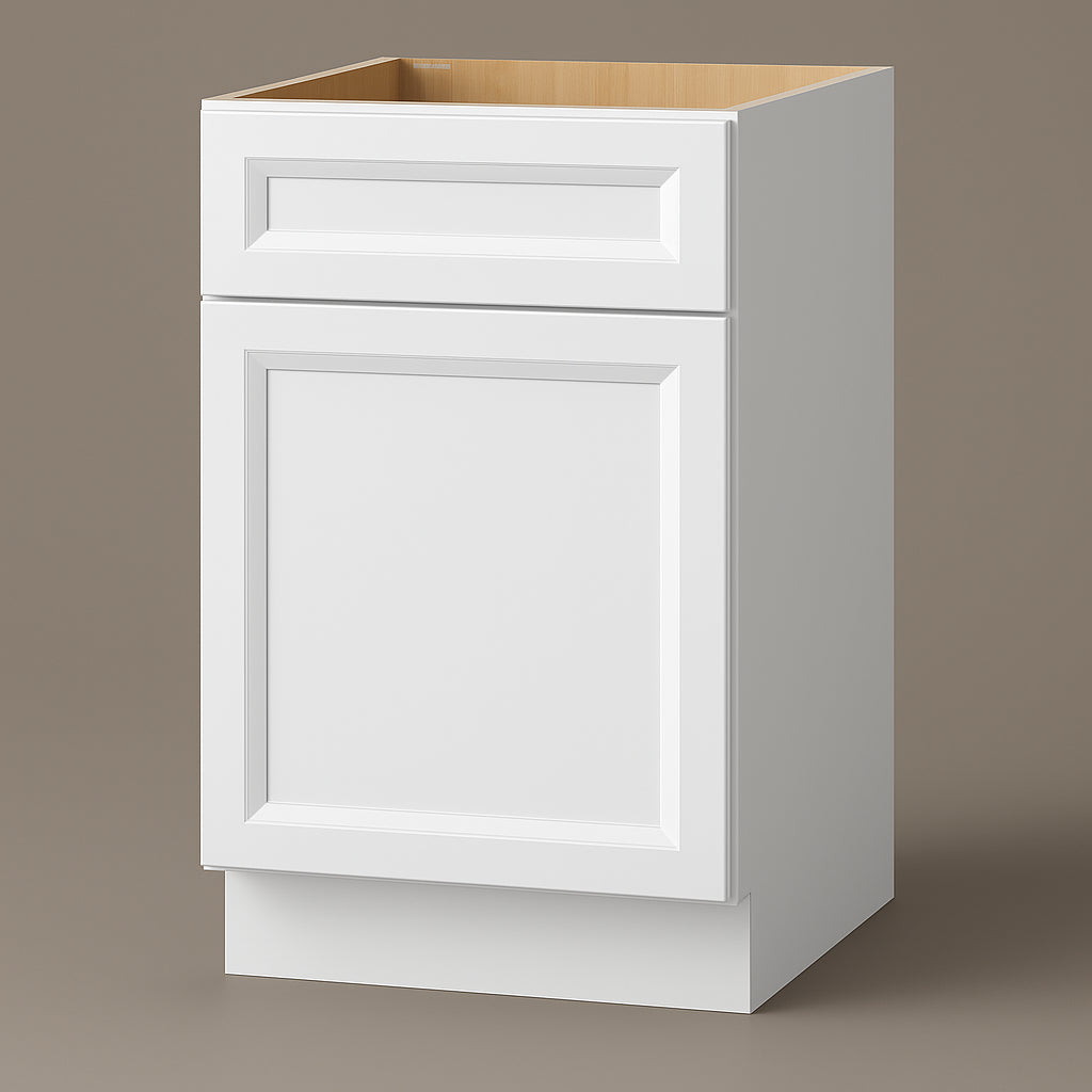 PELHAM & WHITE Keyport Shaker White Plywood Kitchen Cabinet - Tool-Fre ...