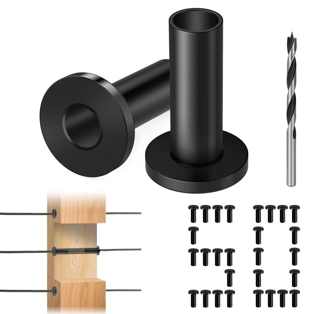 Angel Sar Marine Grade Stainless Steel Cable Protector Sleeves for 1/8 ...