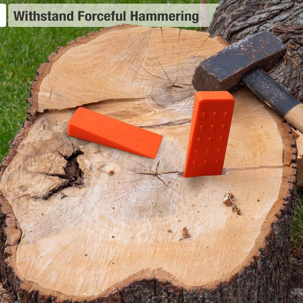 Angel Sar Tree Felling Wedges with Spikes and Storage Bag for Trees (4 ...