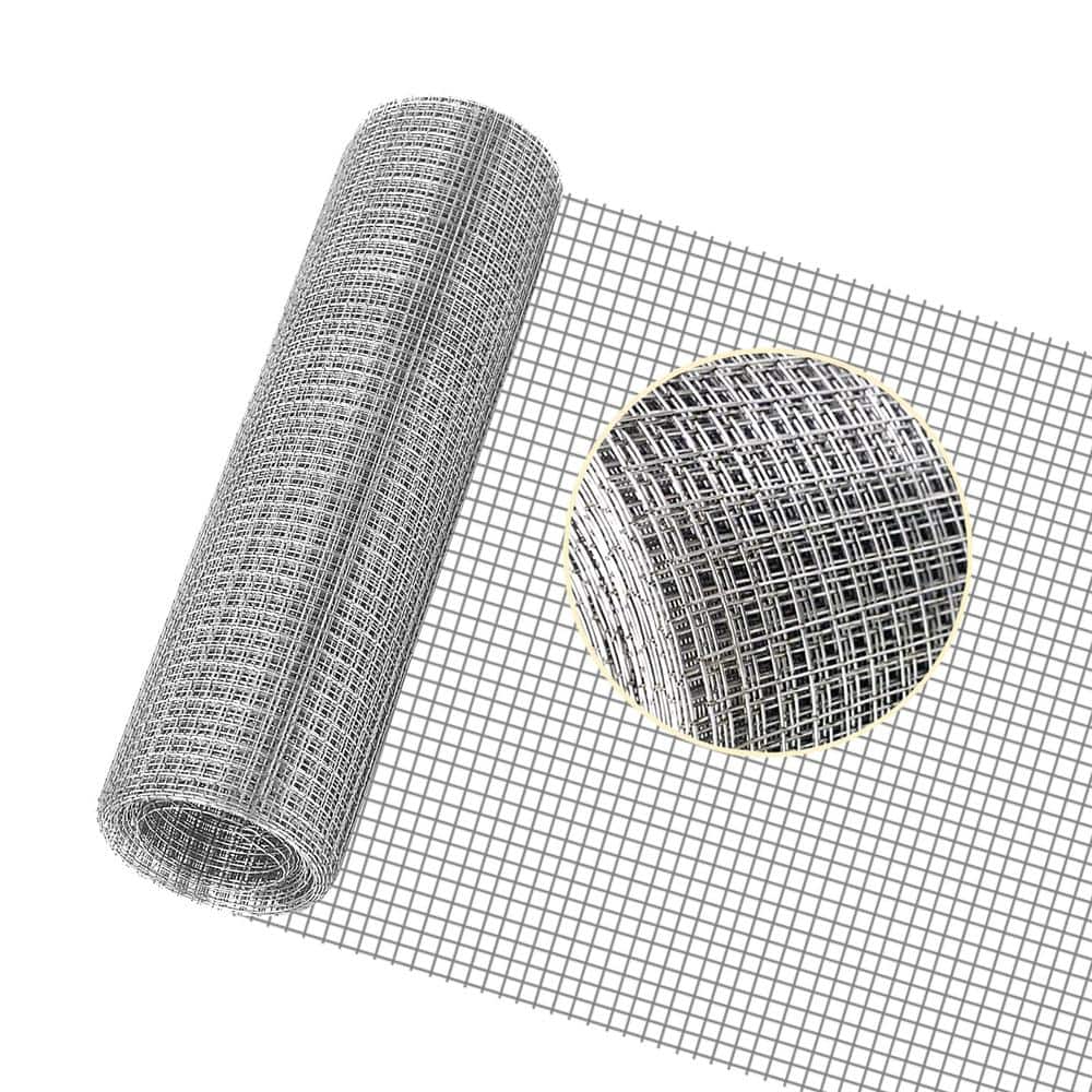 Angel Sar 1/4 in. x 12 in. x 10 ft. 304 Stainless Steel Hardware Cloth ...