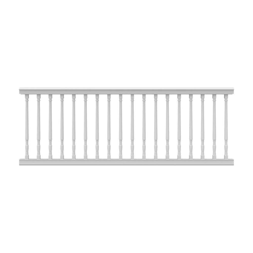 Barrette Outdoor Living Bella Premier Series 8 ft. x 36 in. White Viny ...