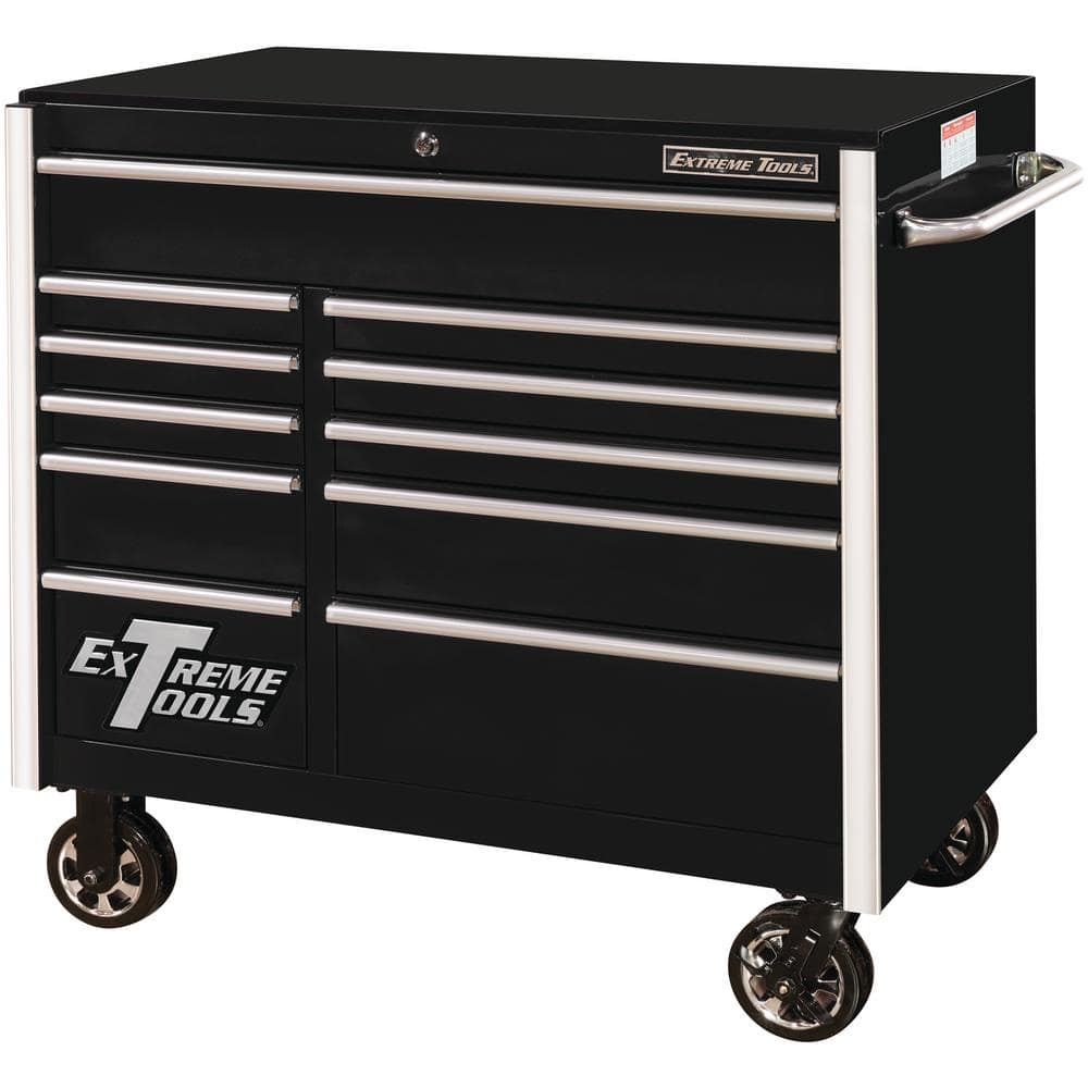 Extreme Tools RX Series 41 in. W x 25 in. D 11-Drawer Roller Cabinet T ...