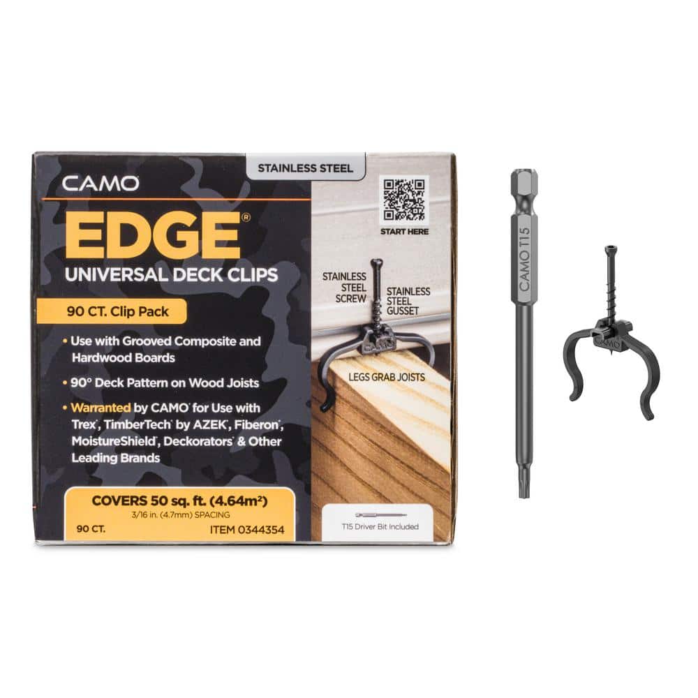 CAMO EdgeClip Hidden Deck Fastener (90-Count) – PROARB