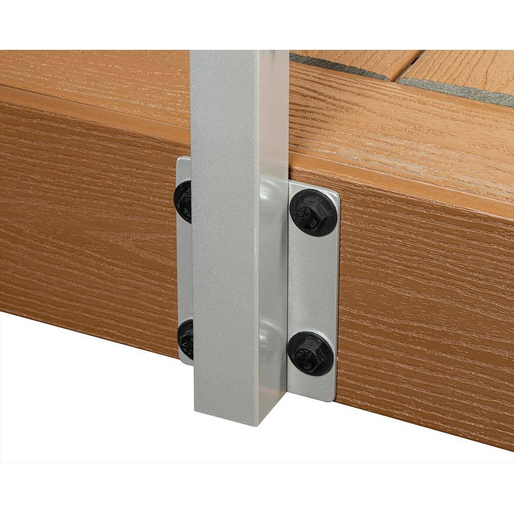 CityPost 48 ft. x 36 in. Grey Deck Cable Railing, Face Mount – PROARB