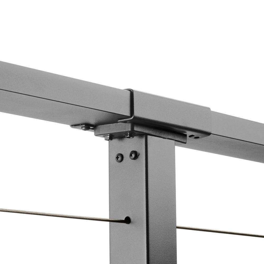 CityPost 48 ft. x 36 in. Grey Deck Cable Railing, Face Mount – PROARB