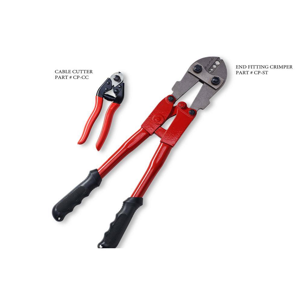 CityPost 48 ft. x 42 in. White Deck Cable Railing, Face Mount – PROARB