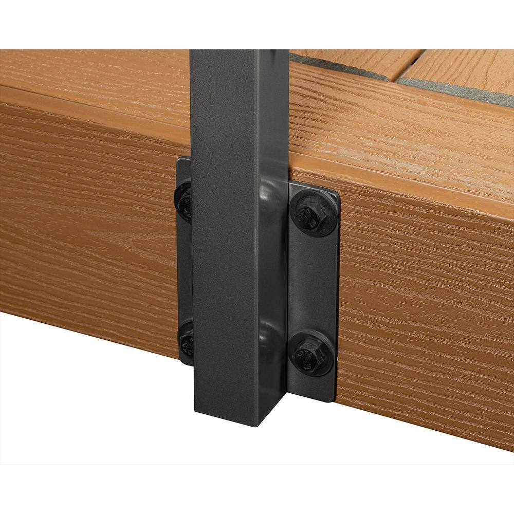 CityPost 58 ft. Deck Cable Railing, 42 in. Face Mount, Bronze – PROARB