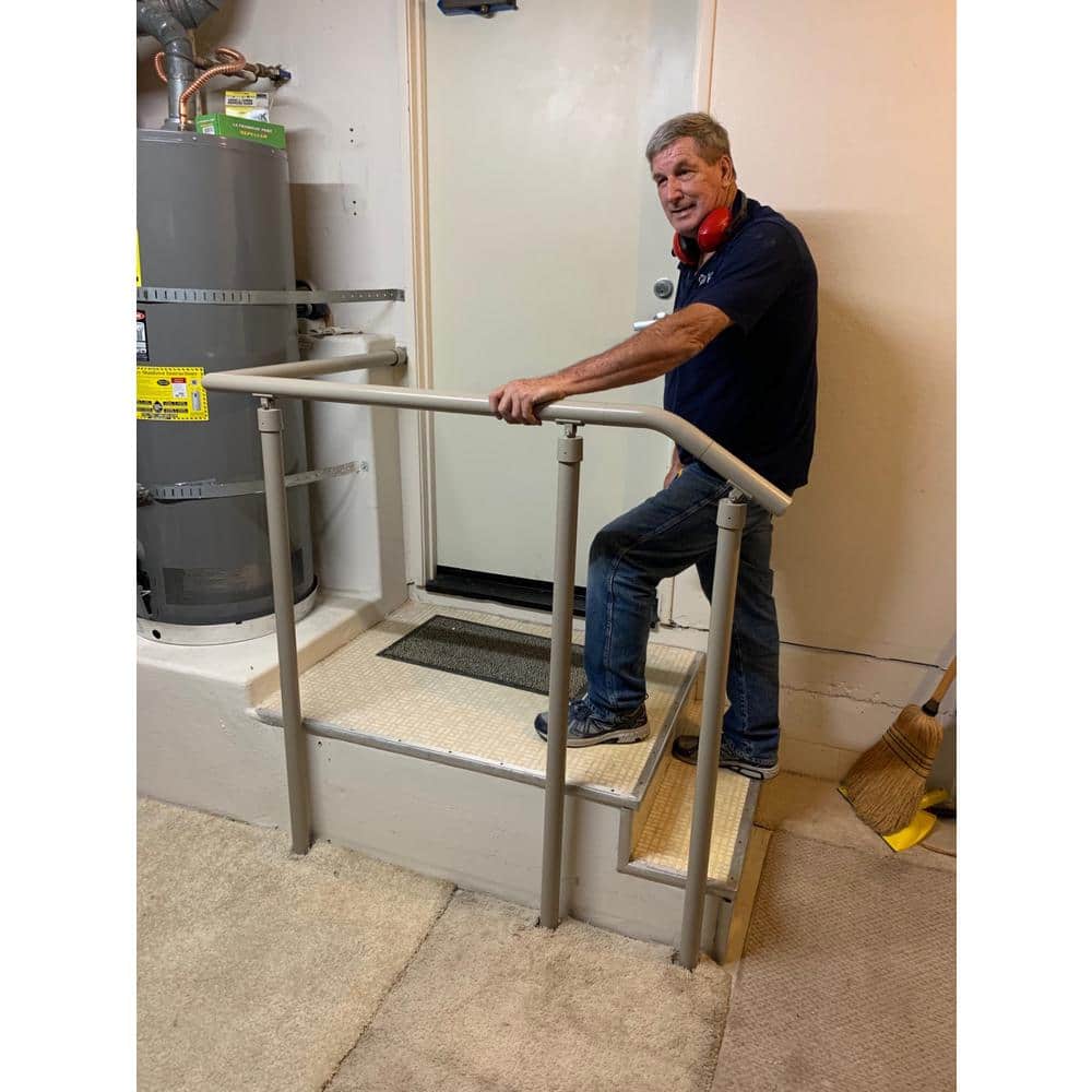 EZ Handrail Copper Vein Aluminum Stair Slope Hand Rail Elbow – PROARB