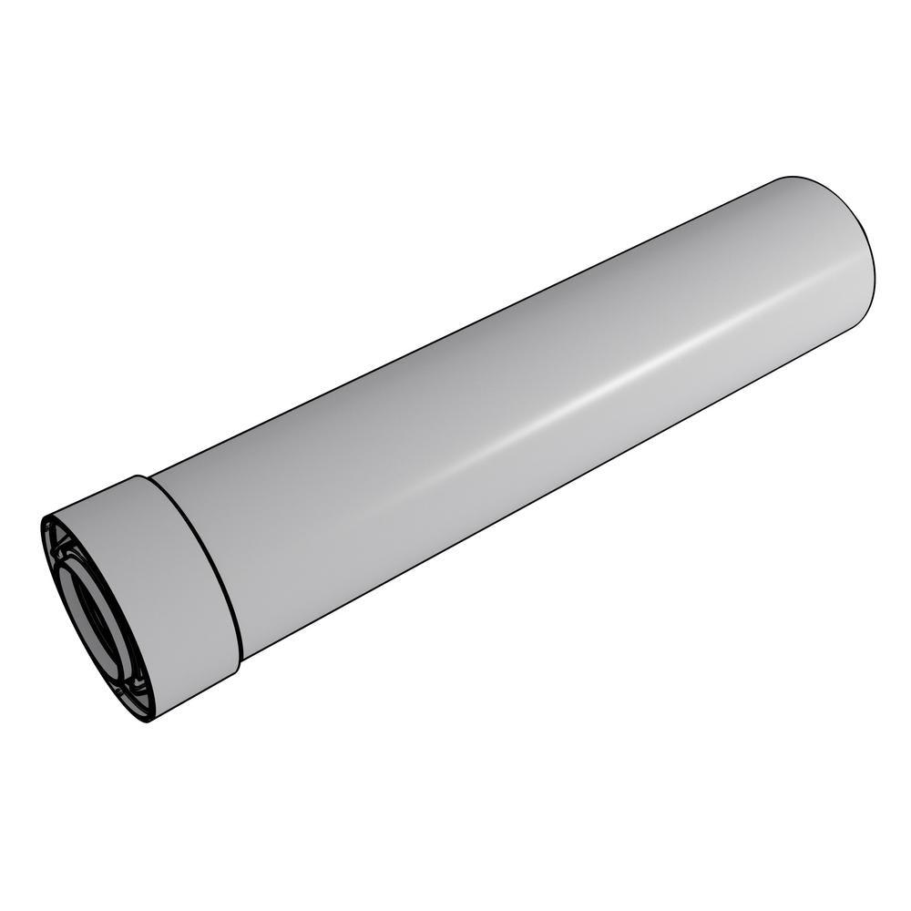 2 in. / 4 in. x 19.5 in. Plastic Condensing Vent Pipe Extension Kit ...