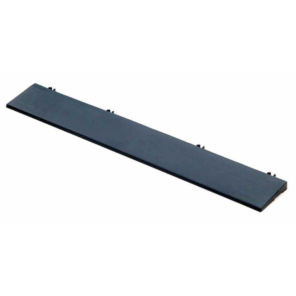 Bergo XL 0.39 in. x 2.5 in. x 1.24 ft. PVC Graphite Edge Trim Kit Set ...