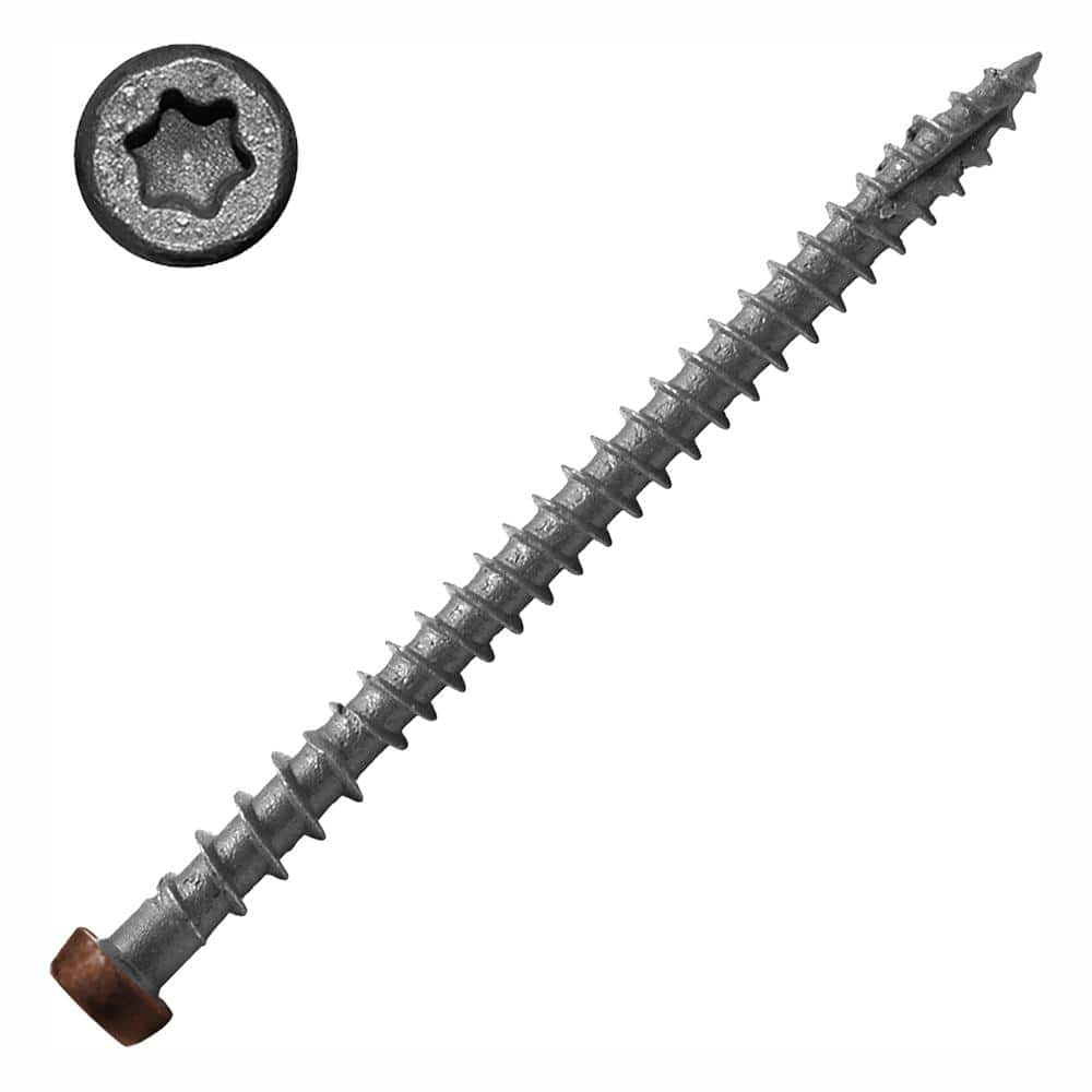DeckLok #10 x 2-3/4 in. Star Drive Self-Countersinking Flat Head ACQ C ...