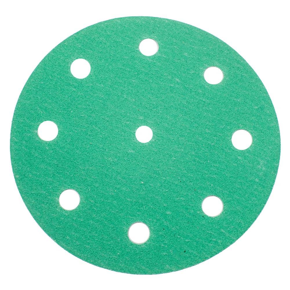 Green 5 in. 220 Grit Sanding Disc Very Fine (10-Pack) – PROARB
