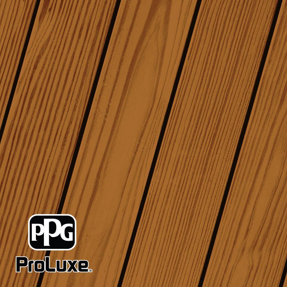 PPG ProLuxe 1 gal. Teak RE SRD Exterior Transparent Matte Wood Finish ...