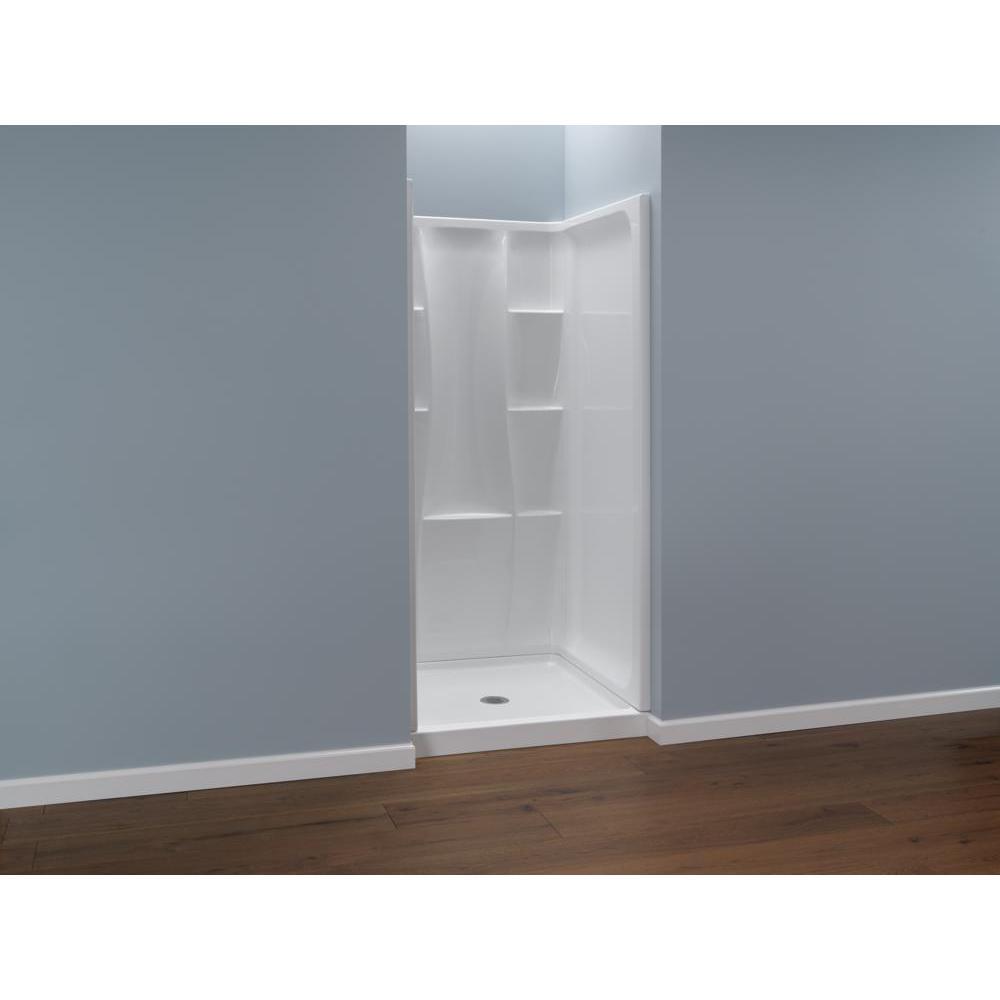 Classic 400 36 in. x 36 in. x 74 in. Shower Kit in White – PROARB