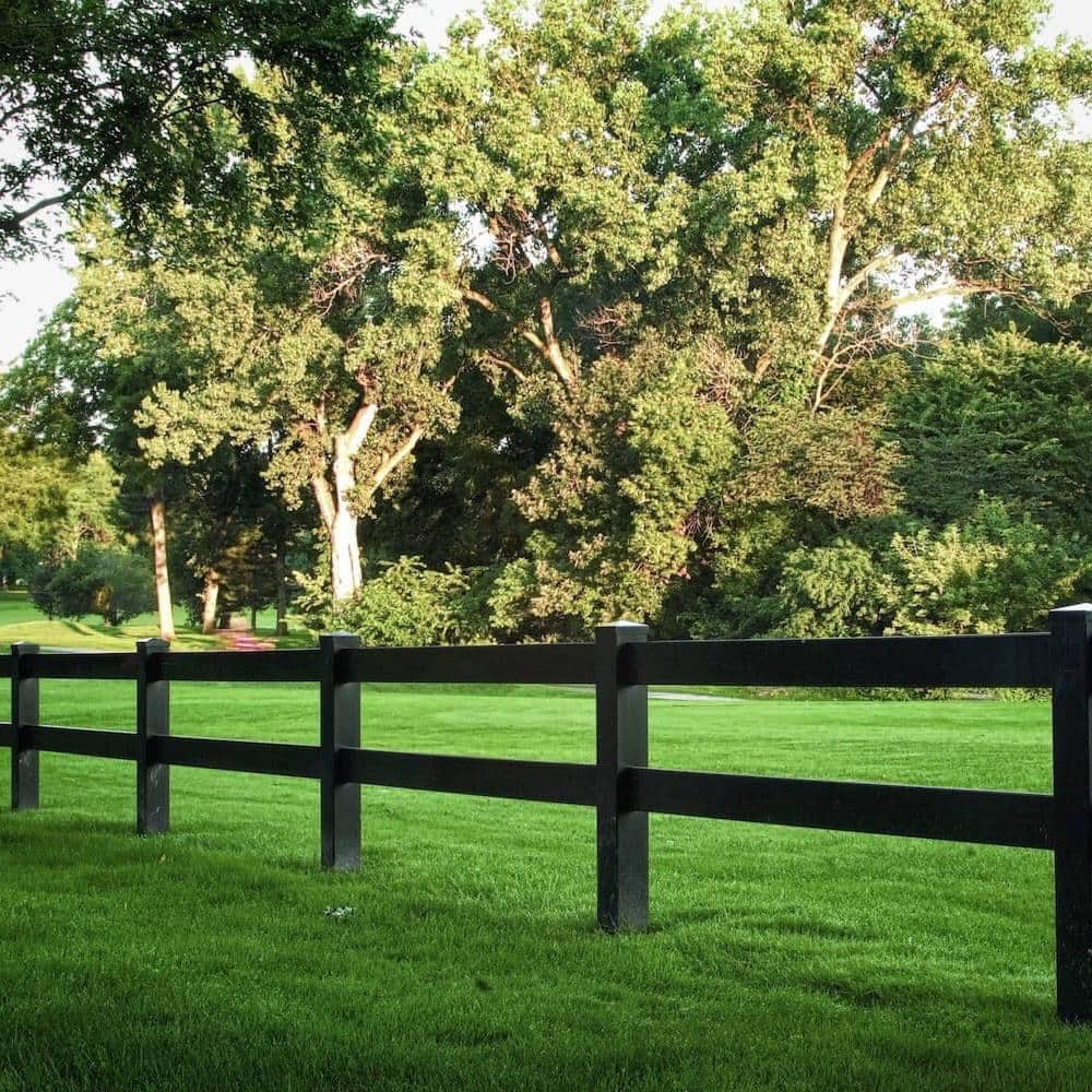 Fence Armor 6 in. L x 6 in. W x 1/4 ft. H Black Fence Post Guard for W ...