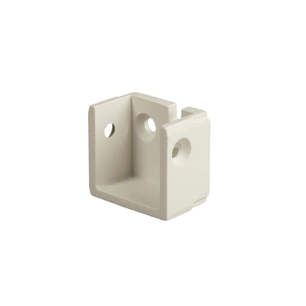 FORTRESS Al13 Home Rail 1.78 in. H x 4.25 in. W Matte White Aluminum S ...