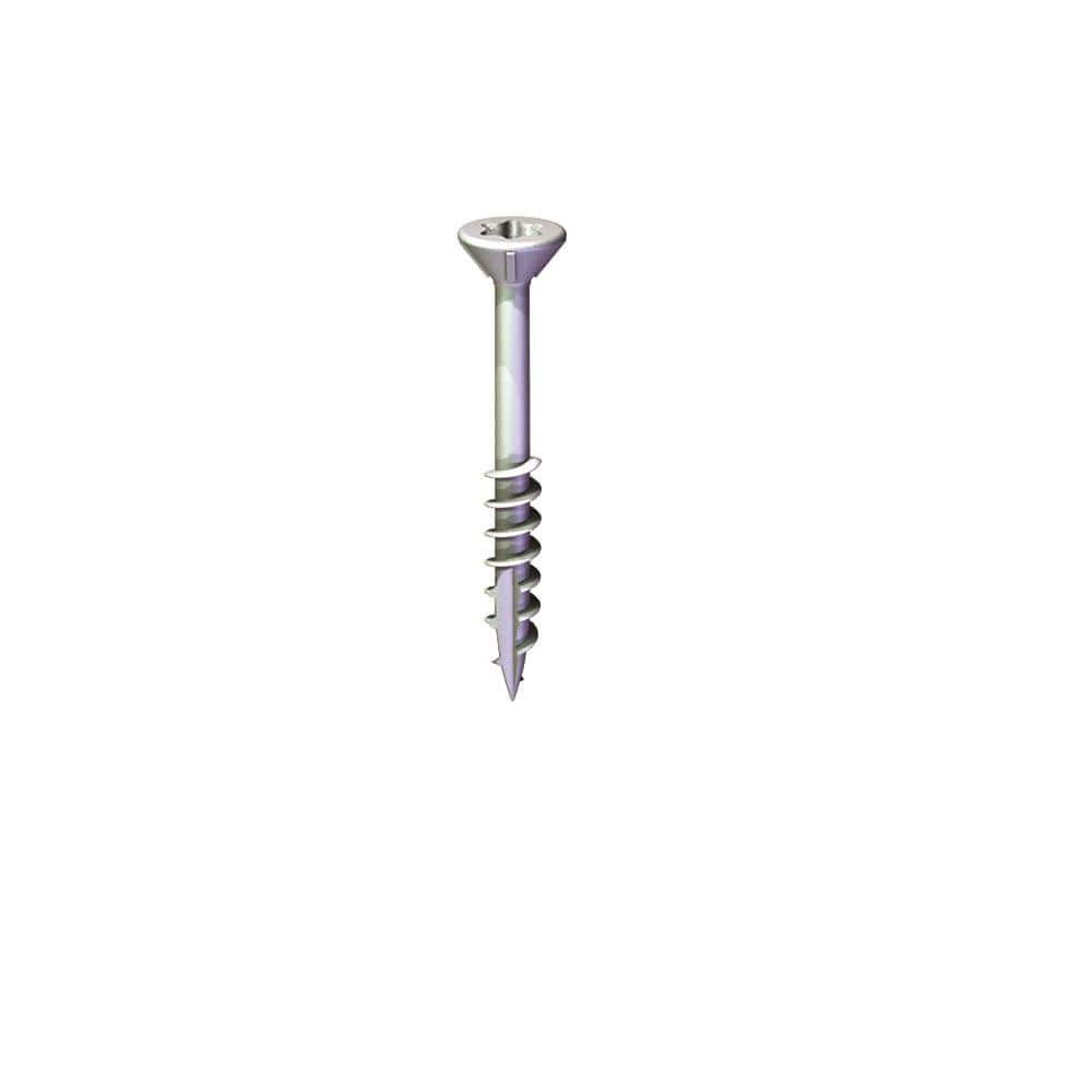 Grabber #8 x 1-1/2 in. Stainless Steel Star Drive Flat-Head Wood Deck ...