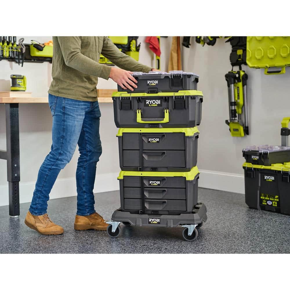 RYOBI LINK Rolling Base with LINK 3-Drawer Tool Box – PROARB