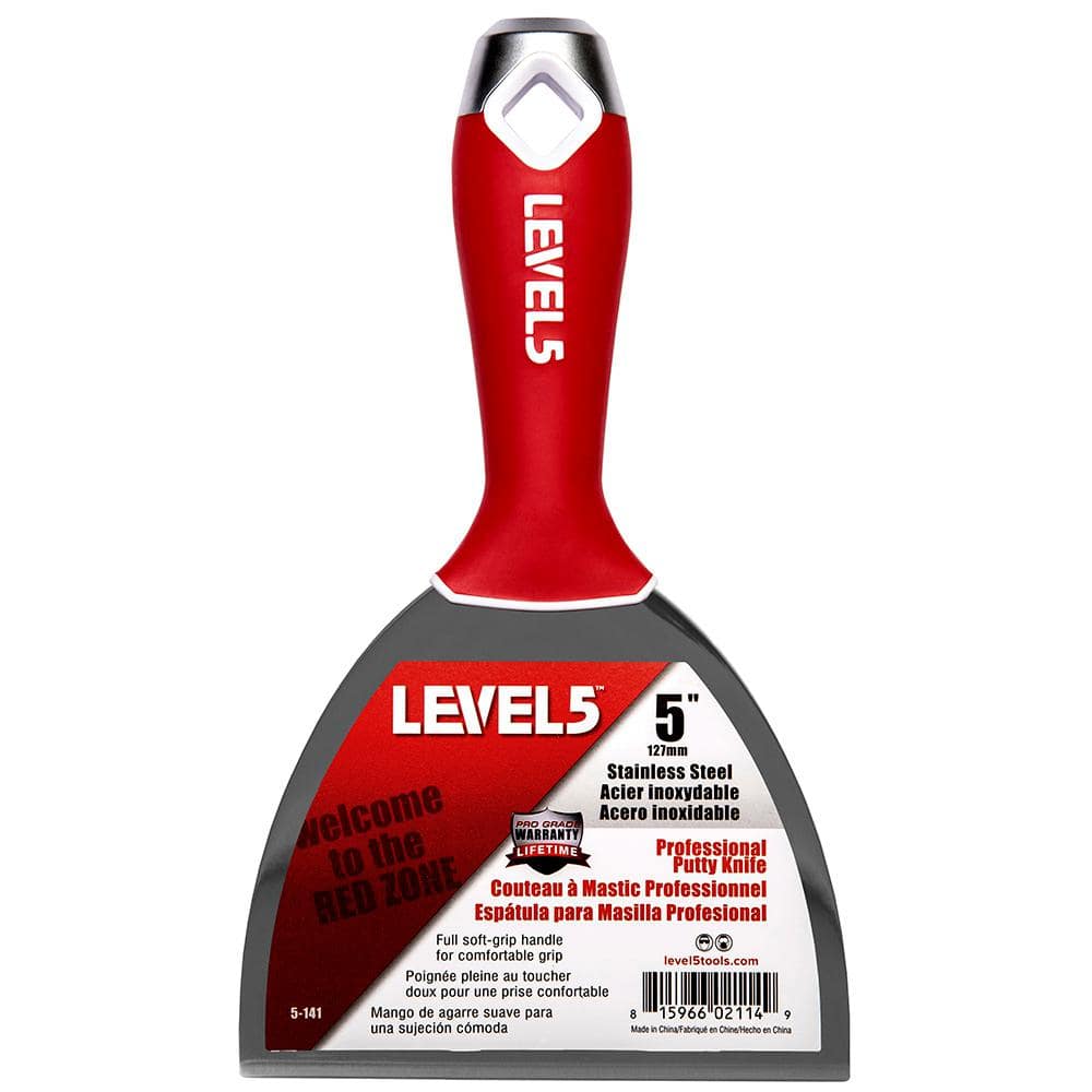 Level 5 5 in. Stainless Steel Joint Knife with Hammer end – PROARB