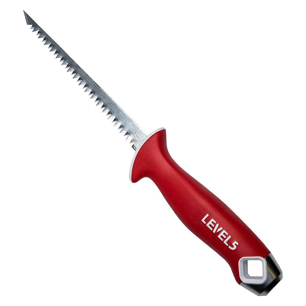 Level 5 1.25 in. Drywall Saw with Soft Handle and Carbon Steel Blade ...
