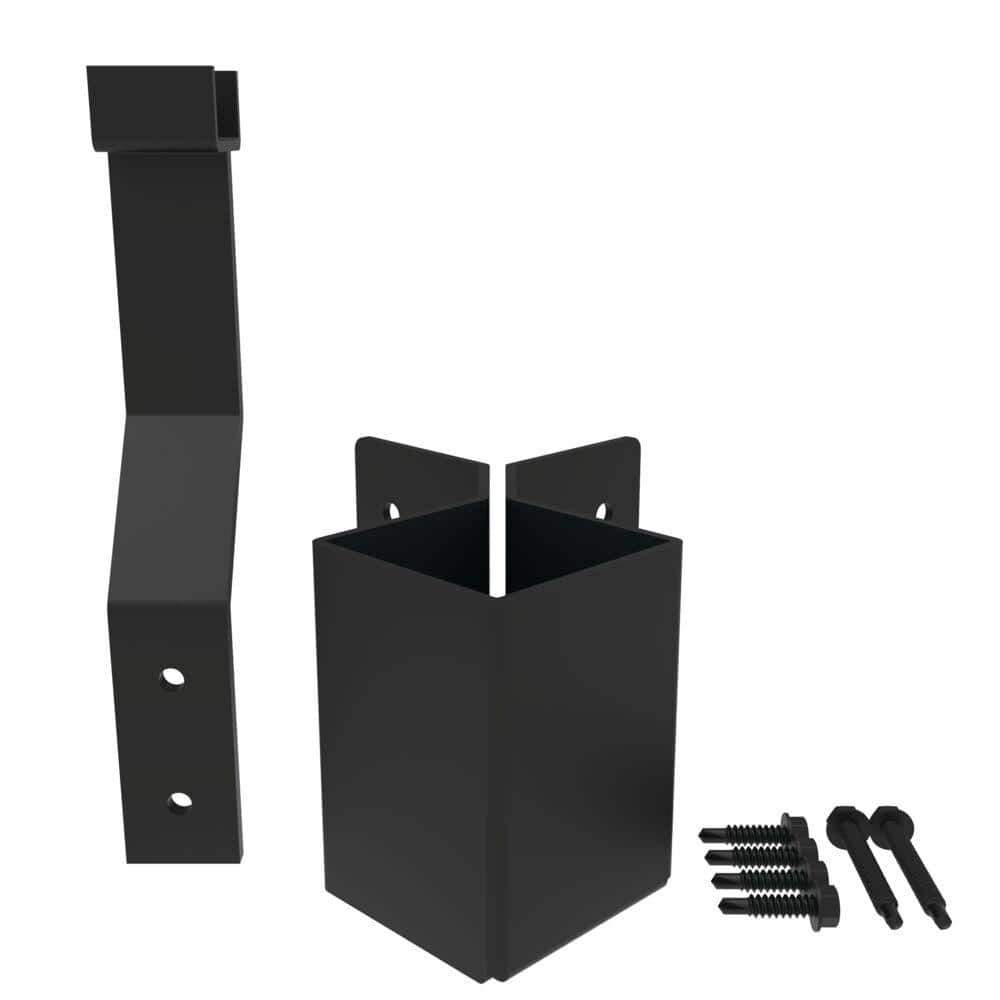 Veranda Aluminum Rail Fascia Mount Out Corner Bracket MB – PROARB