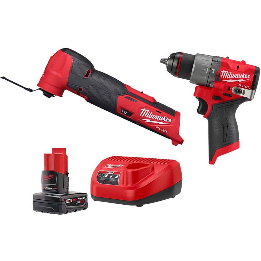 Milwaukee M12 FUEL 12-Volt Lithium-Ion Cordless Oscillating Multi-Tool ...