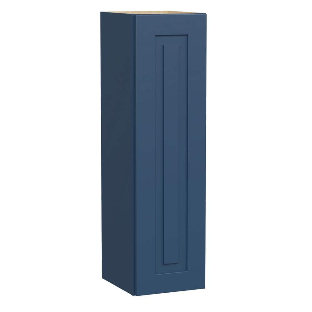 Home Decorators Collection Grayson Mythic Blue Soft-Close Wall Cabinet ...