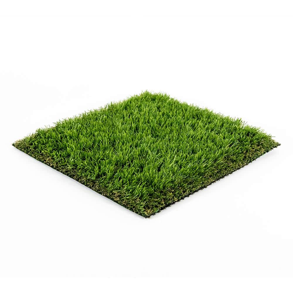 TURF DISTRIBUTORS Eco 48 Pine + Bamboo Green 12 ft. Wide x Cut to Leng ...