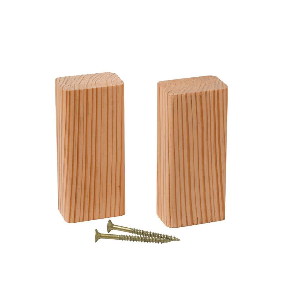 ProWood Western Red Cedar Railing Support Wood Block (2-Pack) – PROARB